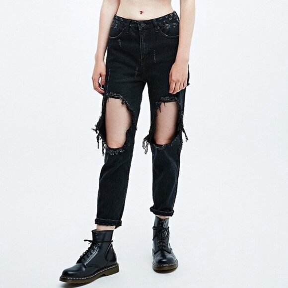 UNIF | Jeans | Unif X Urban Outfitters Twerk Jeans In Black | Poshmark